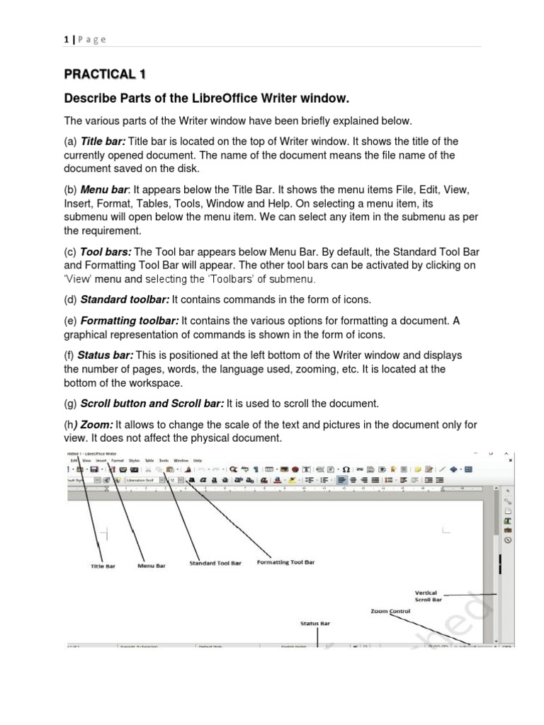 LibreOffice Writer Guide | PDF | Window (Computing) | Cursor (User ...