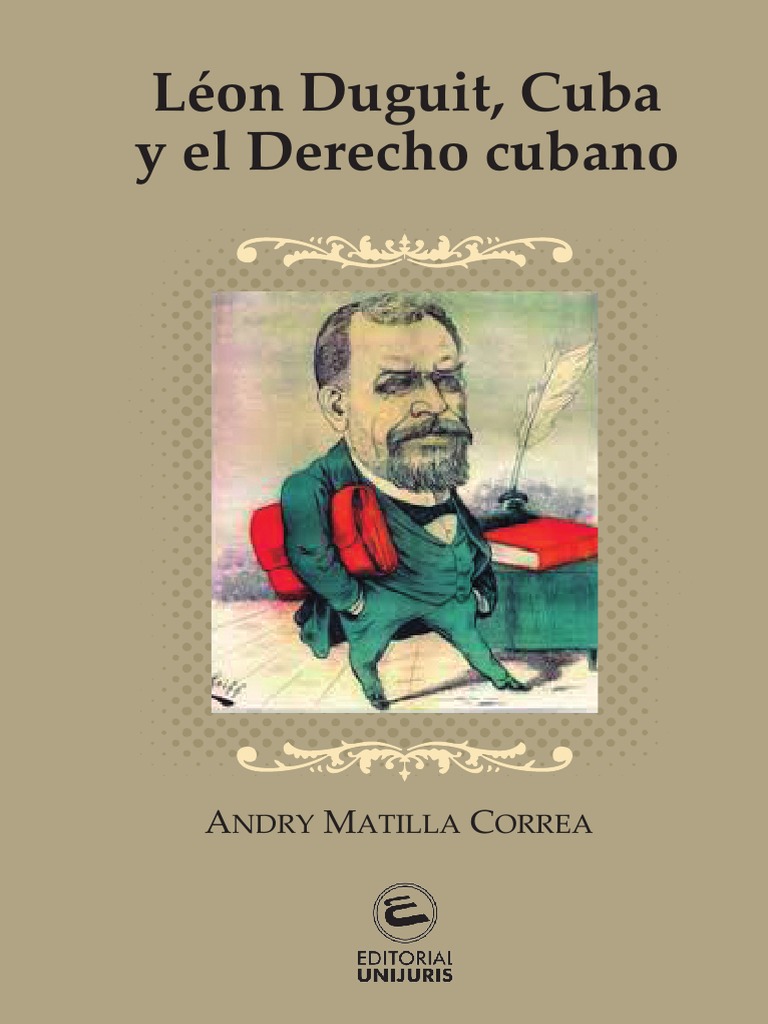 Léon Duguit, Cuba y Su Derecho | PDF | Cuba | Conocimiento