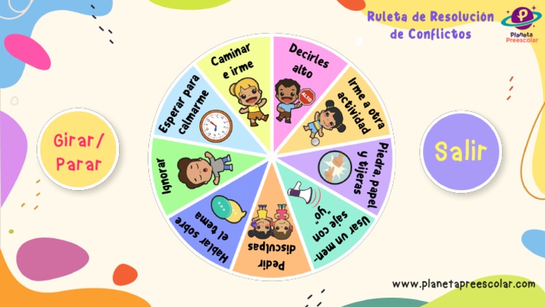 Ruleta de Resolución de Conflictos Interactiva | PDF