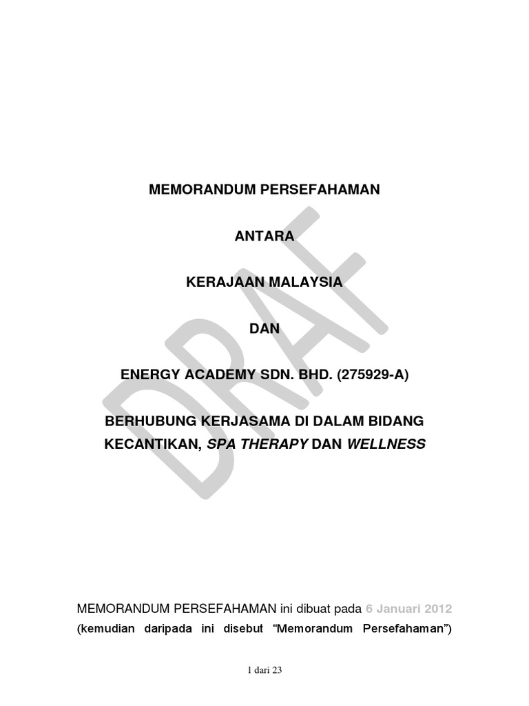 Contoh Kertas Proposal | PDF