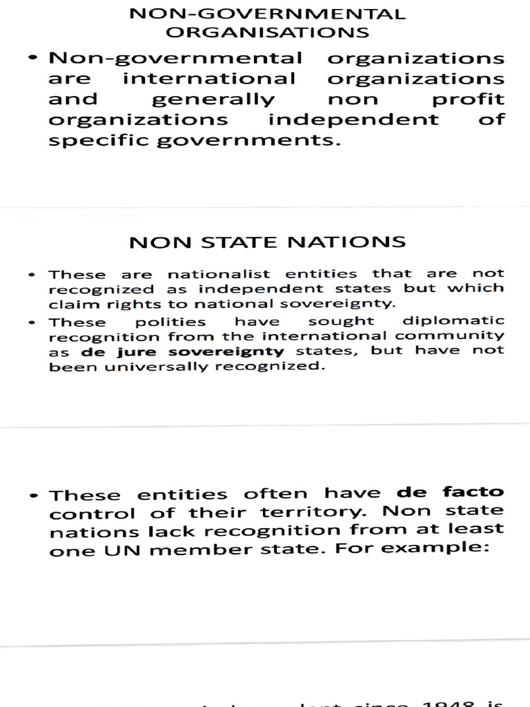 Non State Actor Pdf Multinational Corporation Sovereignty