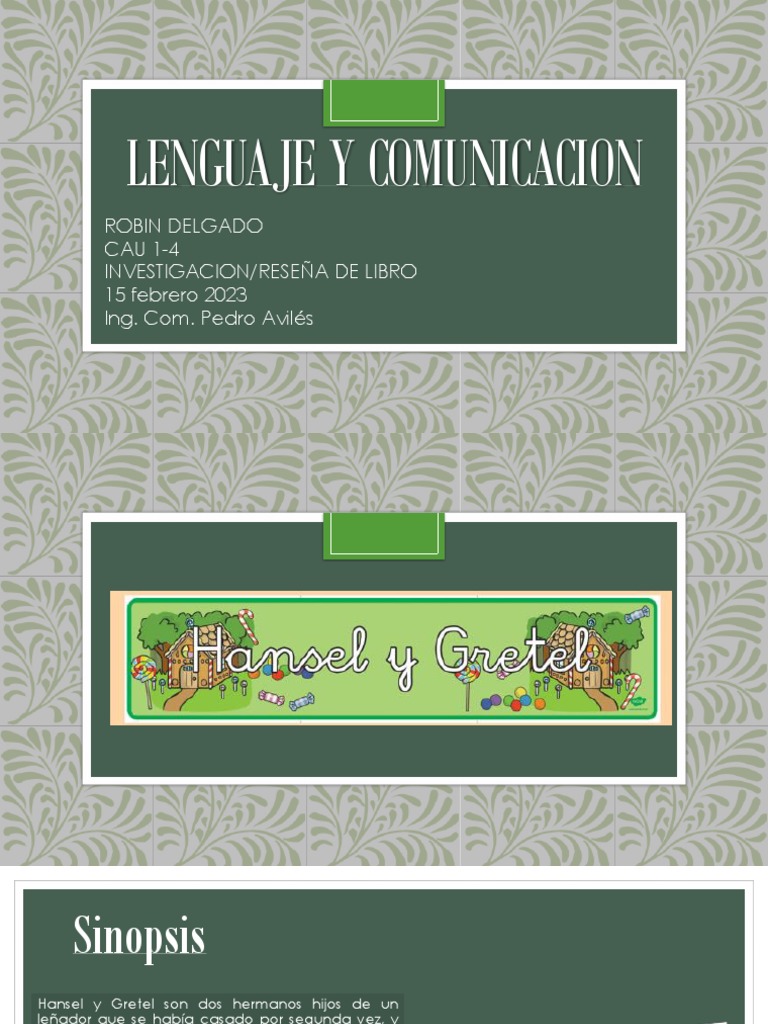 Hansel Y Gretel Robin Delgado | PDF | Hansel y Gretel | Hermanos Grimm