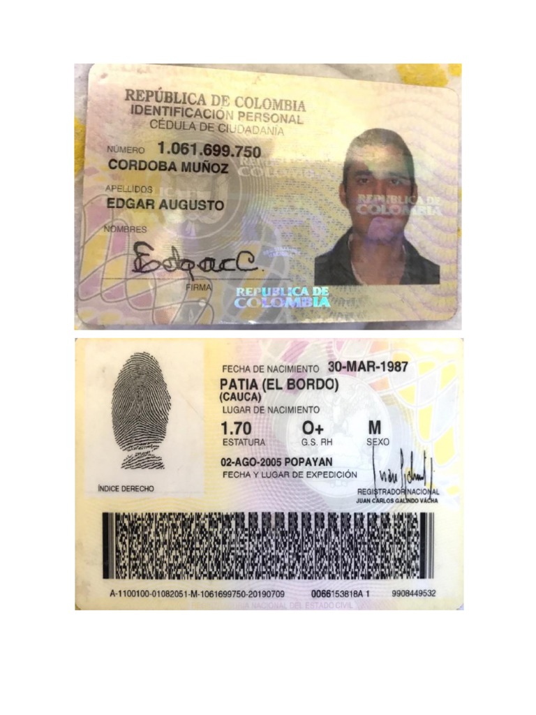 Documento de Identidad | PDF