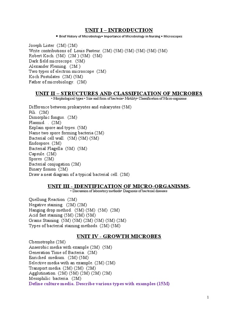 MICROBIOLOGY | PDF | Bacteria | Infection