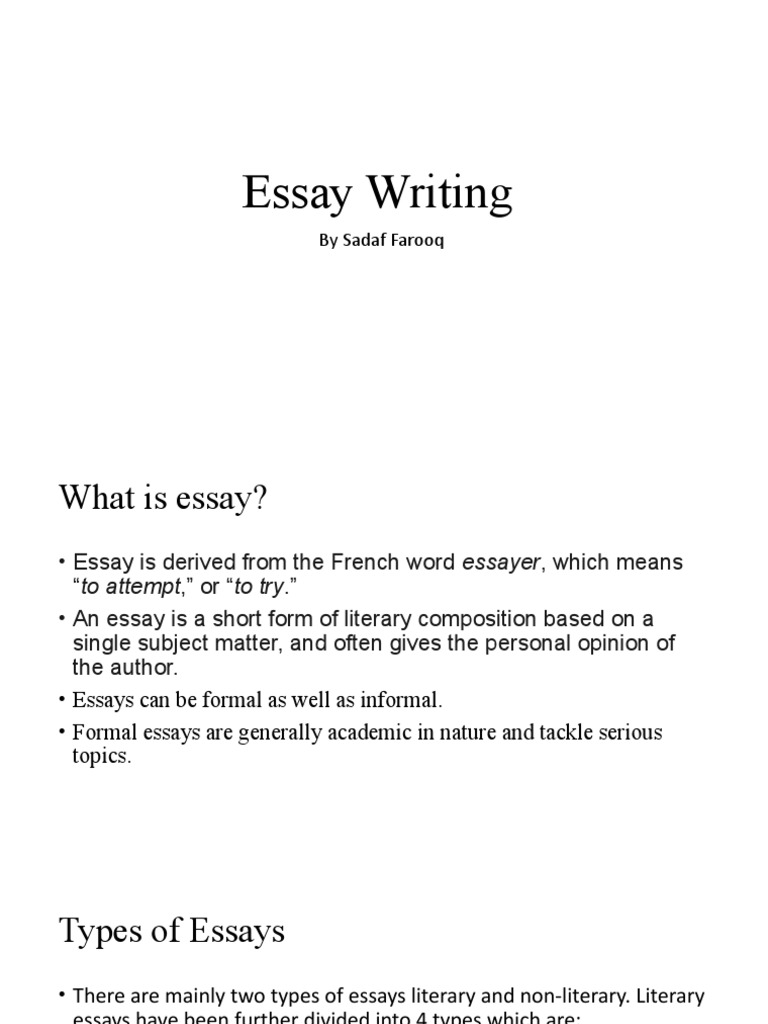 Essay Writing... Unit | PDF | Essays | Cognition