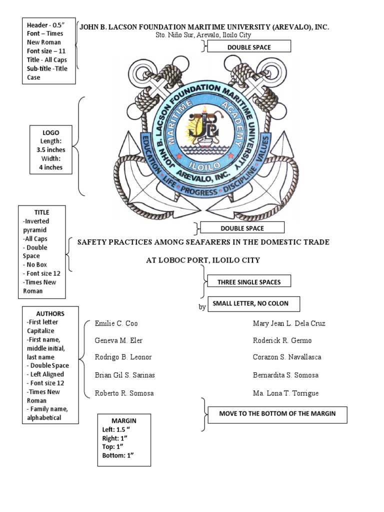 Cover Page and Preliminary Format | PDF