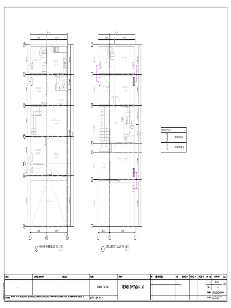 19 - Denah Instalasi AC | PDF