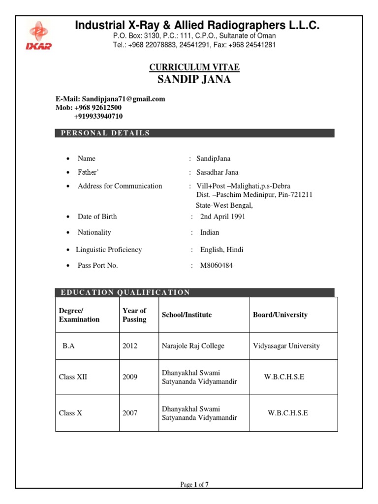 Sandip Jana CV-IXAR-Aug 2022 | PDF