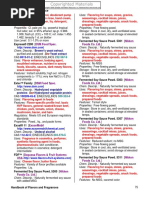 FEMA GRAS Flavor Properties Overview | PDF | Taste | Flavor