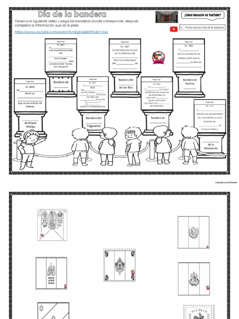 Actividad Día de La Bandera Profa Kempis | PDF