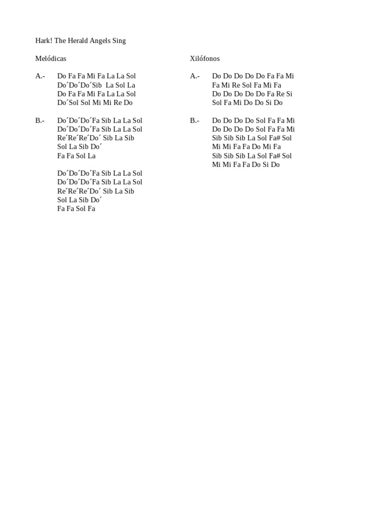Hark! The Herald Angels Sing | PDF