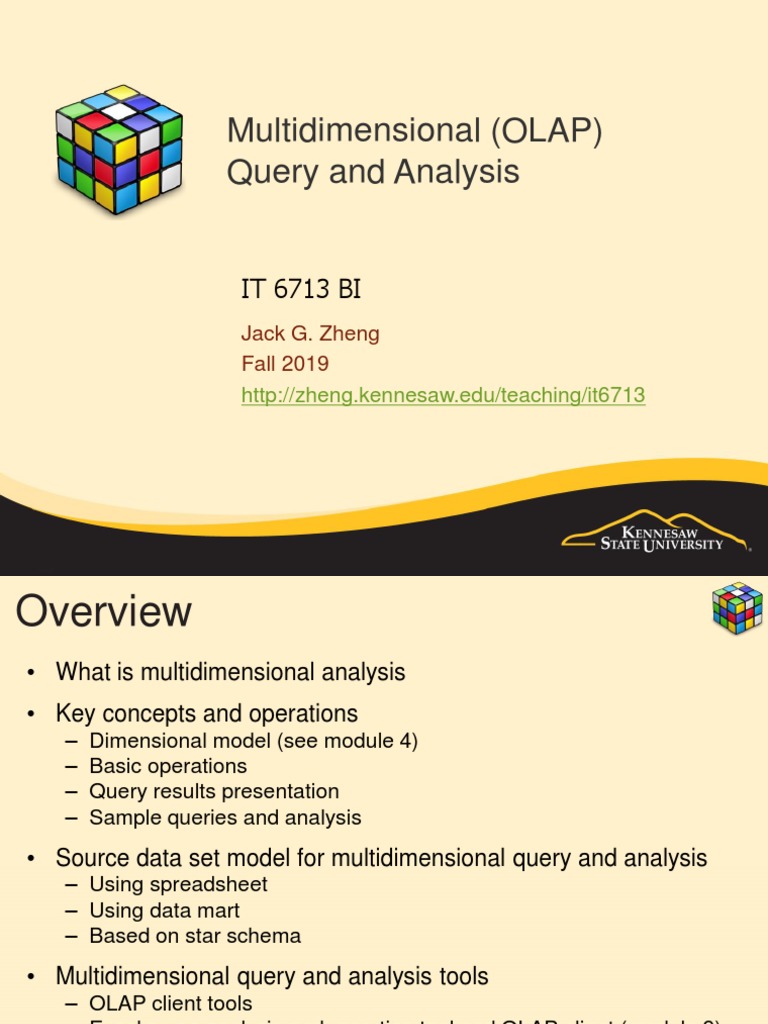 Multidimensional Analysis | PDF | Computer Science | Business