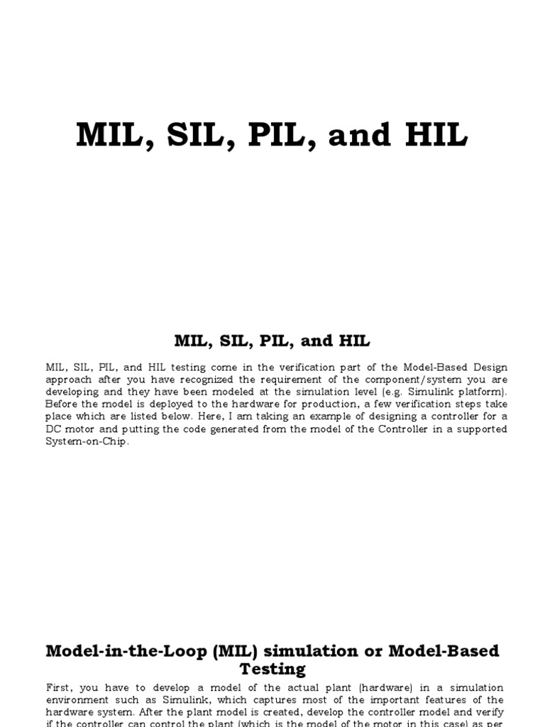 Mil Sil Pil Hil | PDF | Simulation | Formal Verification
