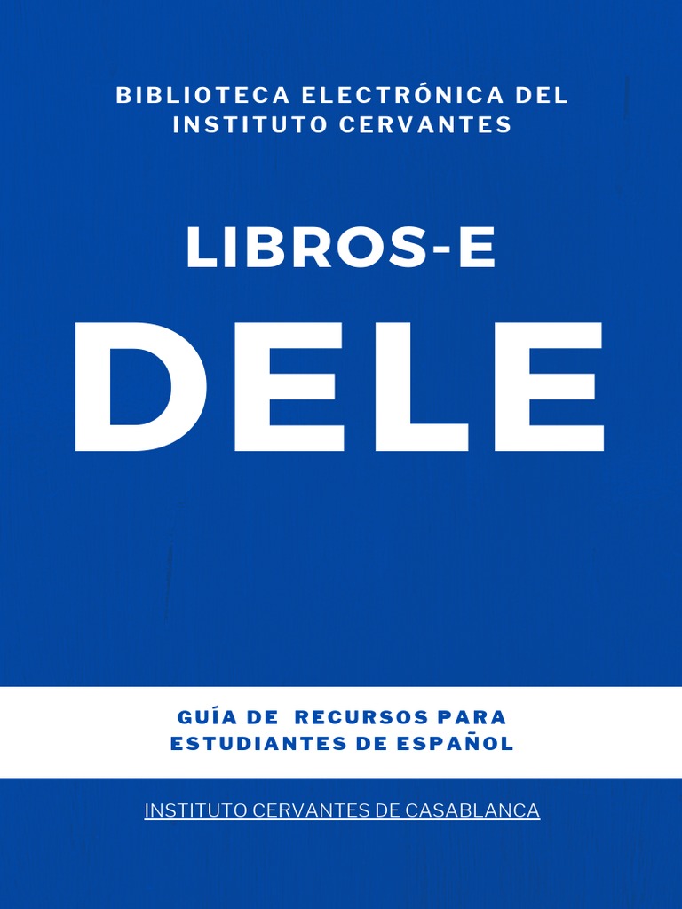 Guia Libros-E Preparacion Dele | PDF