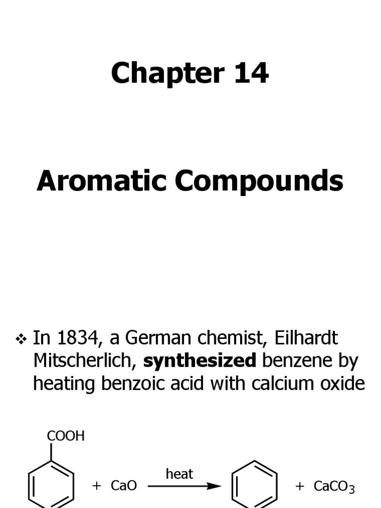 Chapter 14 Aromatic Compounds | PDF | Aromaticity | Organic Chemistry