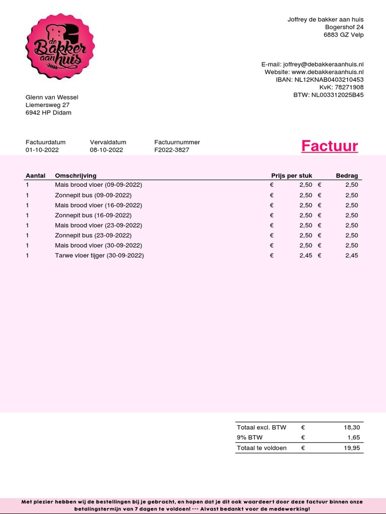 Factuur F2022 3827 | PDF