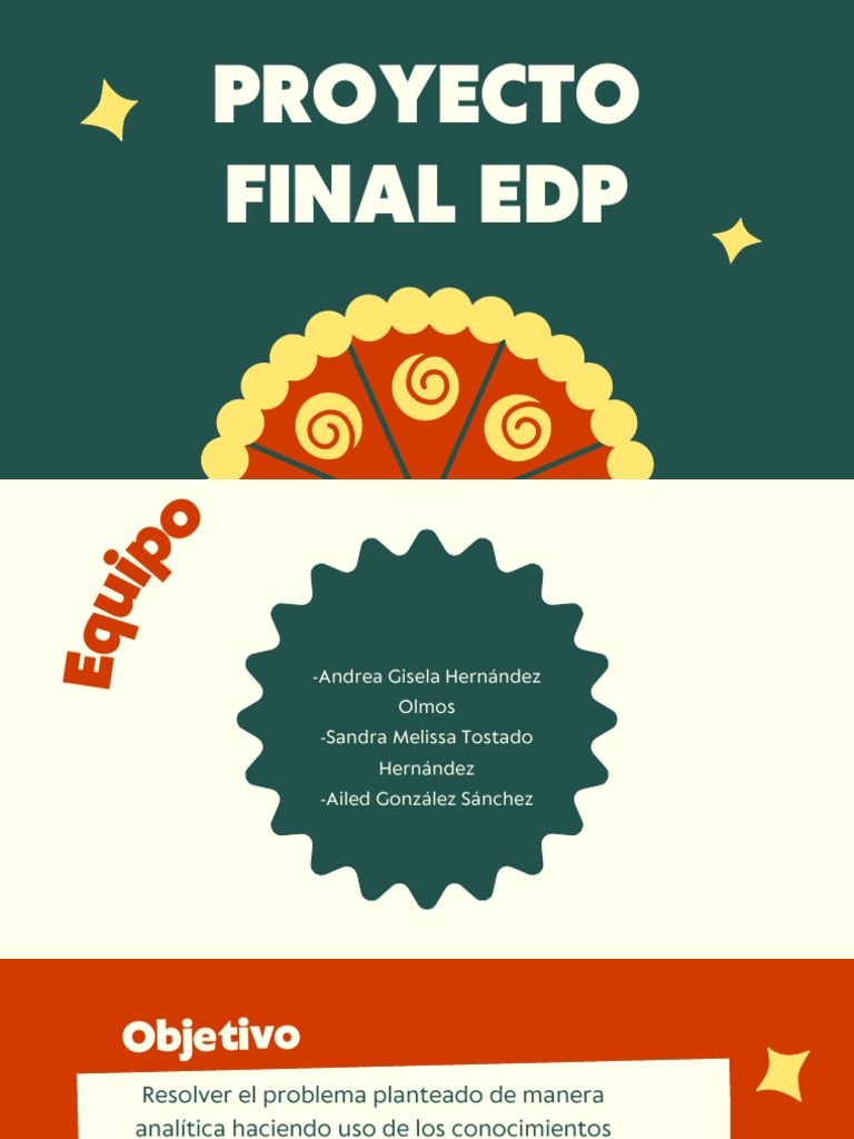 Proyecto Final EDP. Equipo 1 | PDF | Ecuaciones | Ecuación diferencial ...