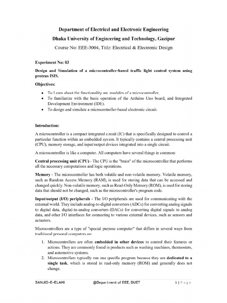 Proteus Lab 03 | PDF