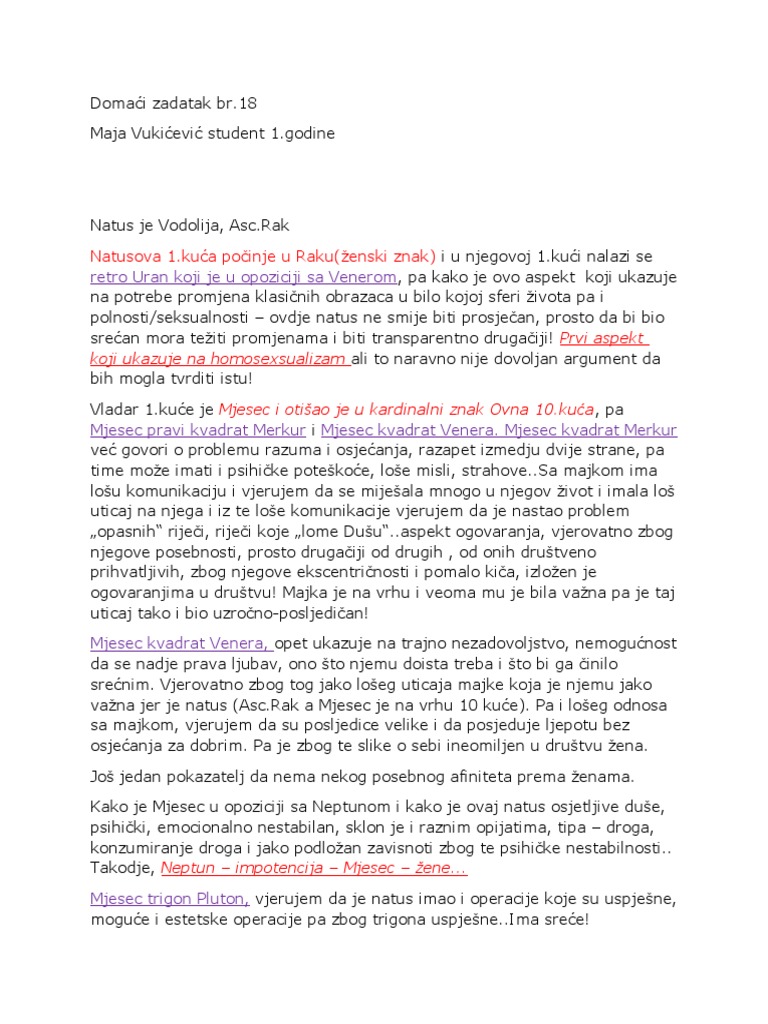 Domaci Zadatak br.18 | PDF