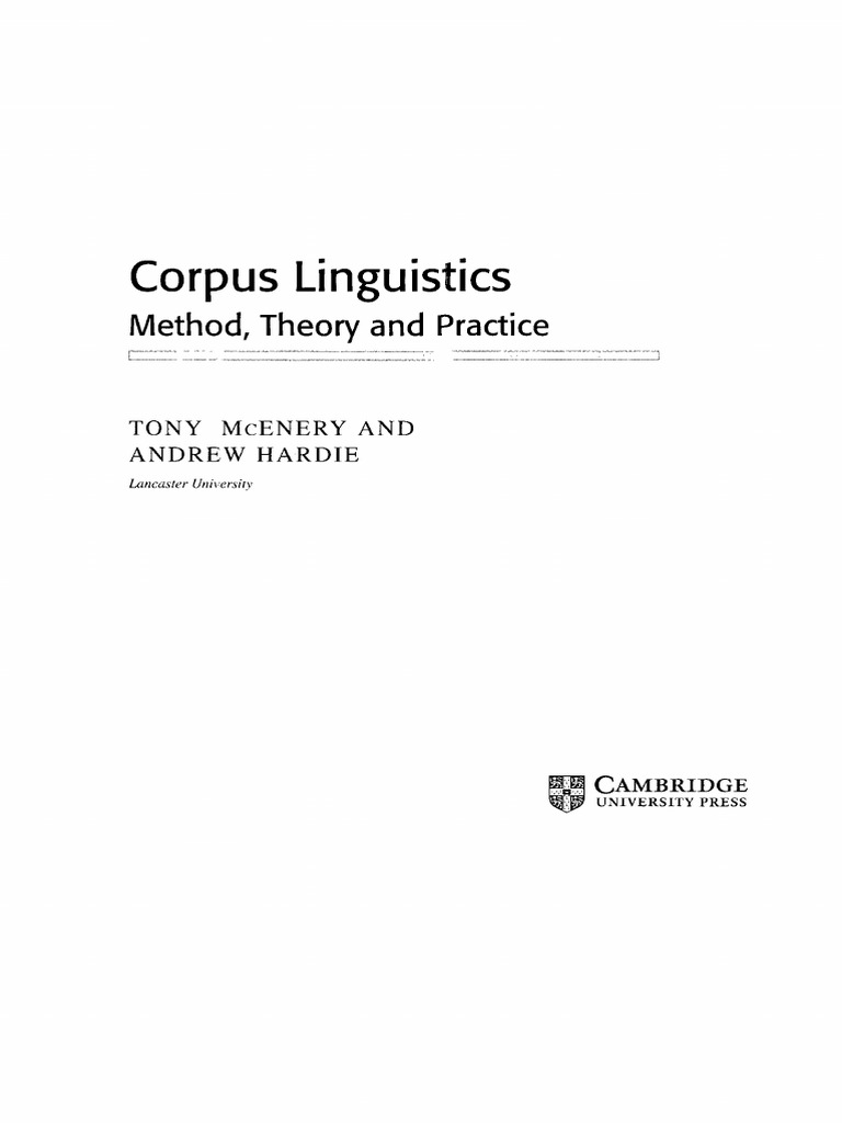 Corpus Linguistics | PDF | Linguistics | Science