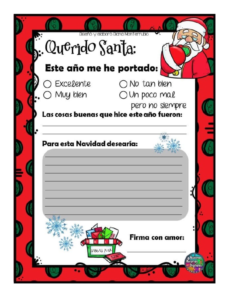 Carta Papa Noel | PDF