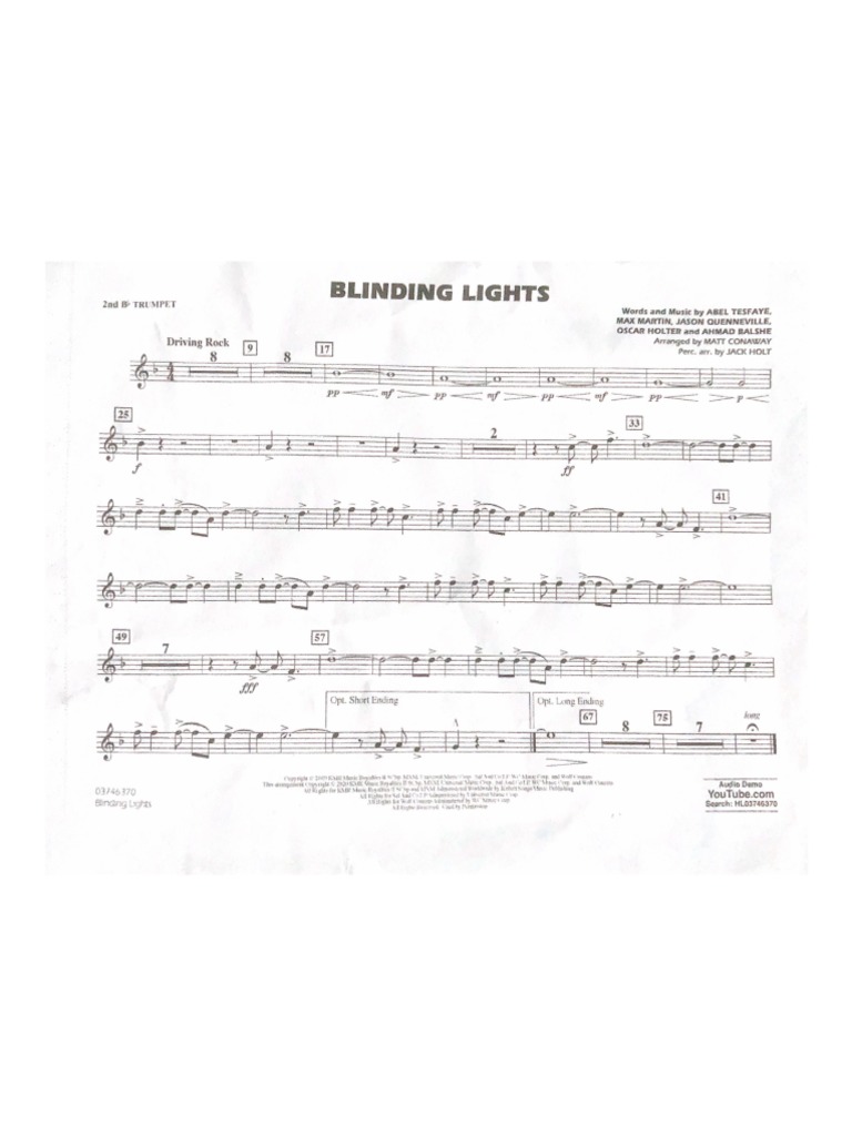 Blinding Lights | PDF