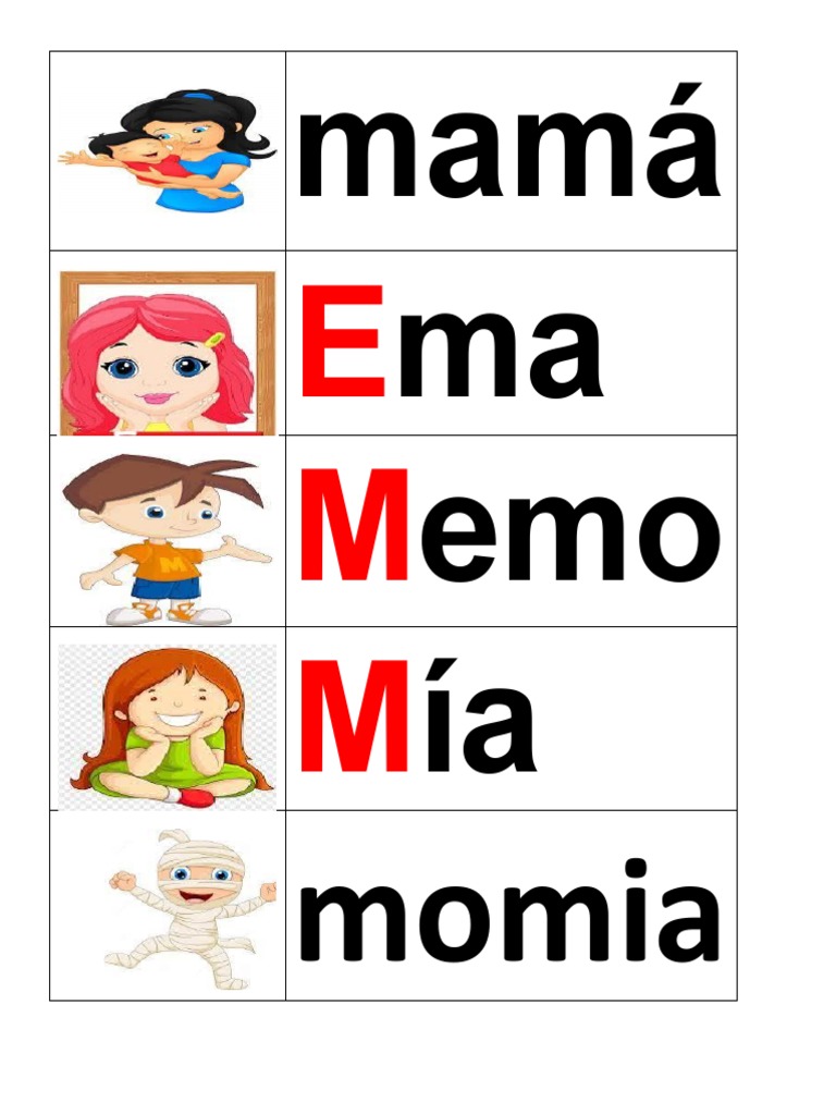 Memorama Con M | PDF