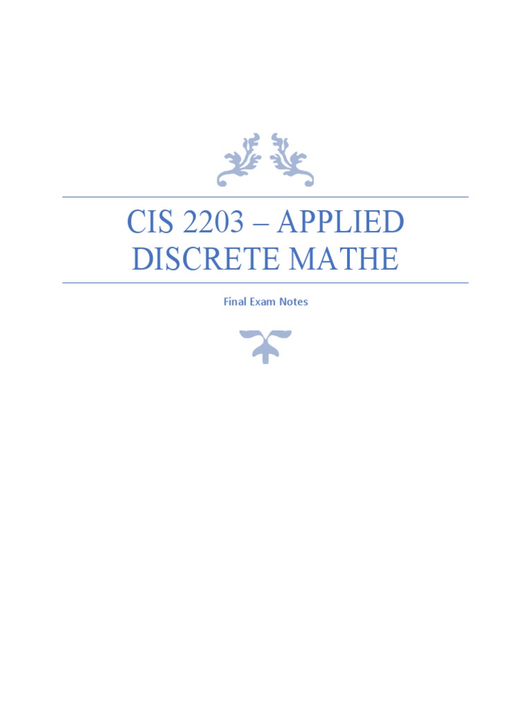 Cis 2203 | PDF