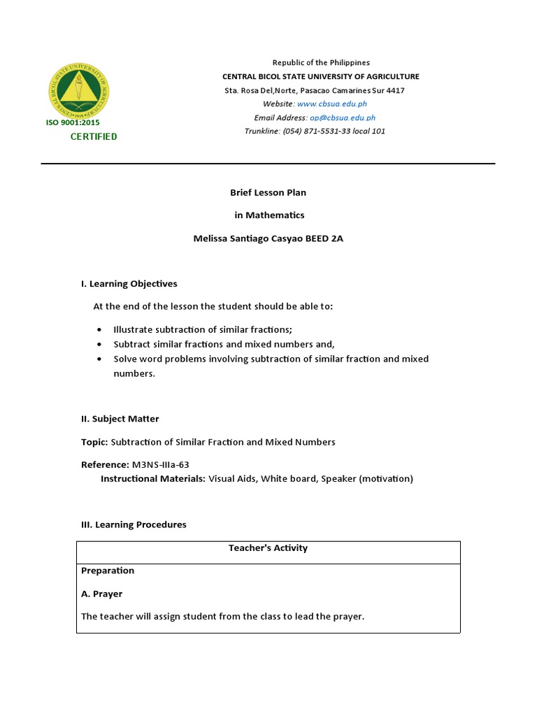 EDUC 5 - BriefLP - 2023 | PDF