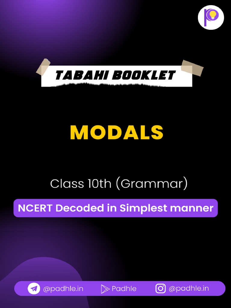 Modals | PDF | Verb | Languages