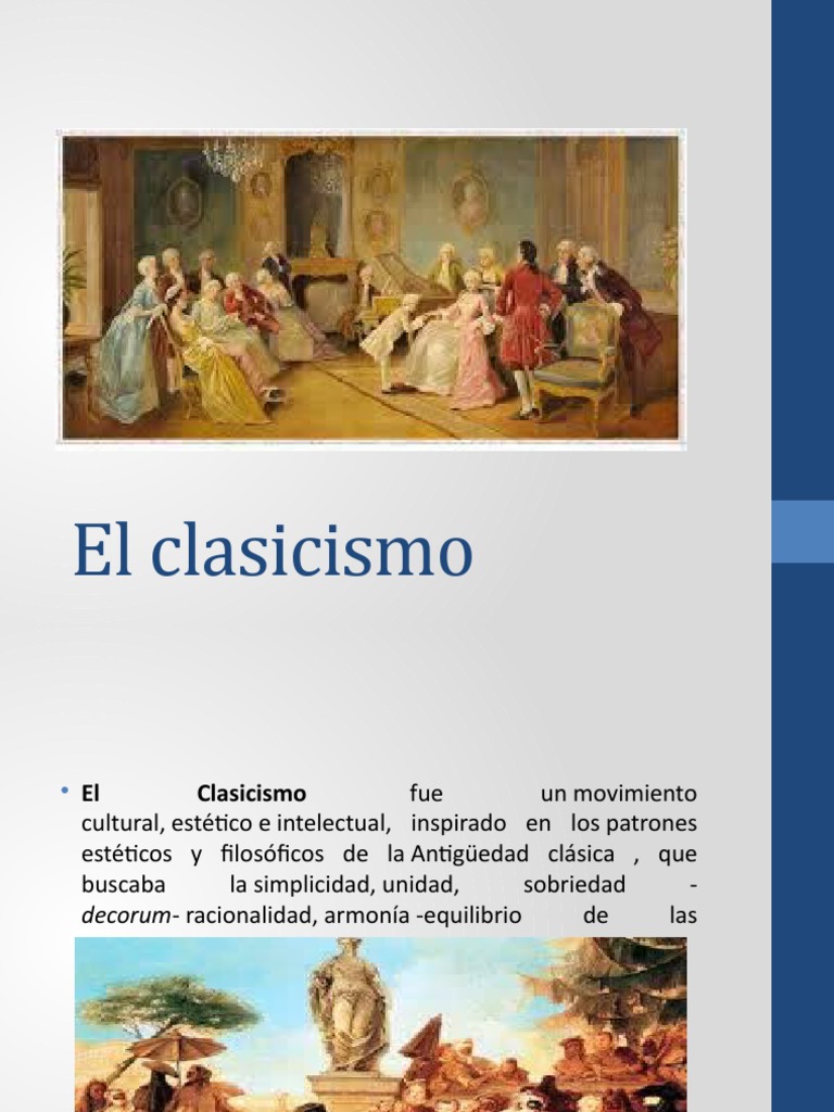 El Clasicismo CR 3 | Descargar gratis PDF | Clasicismo
