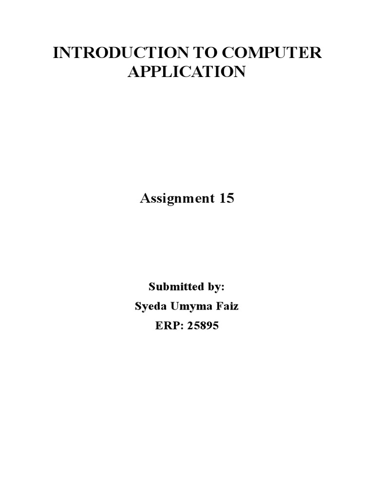 Assignment 15 | PDF | Page Layout | Graphics