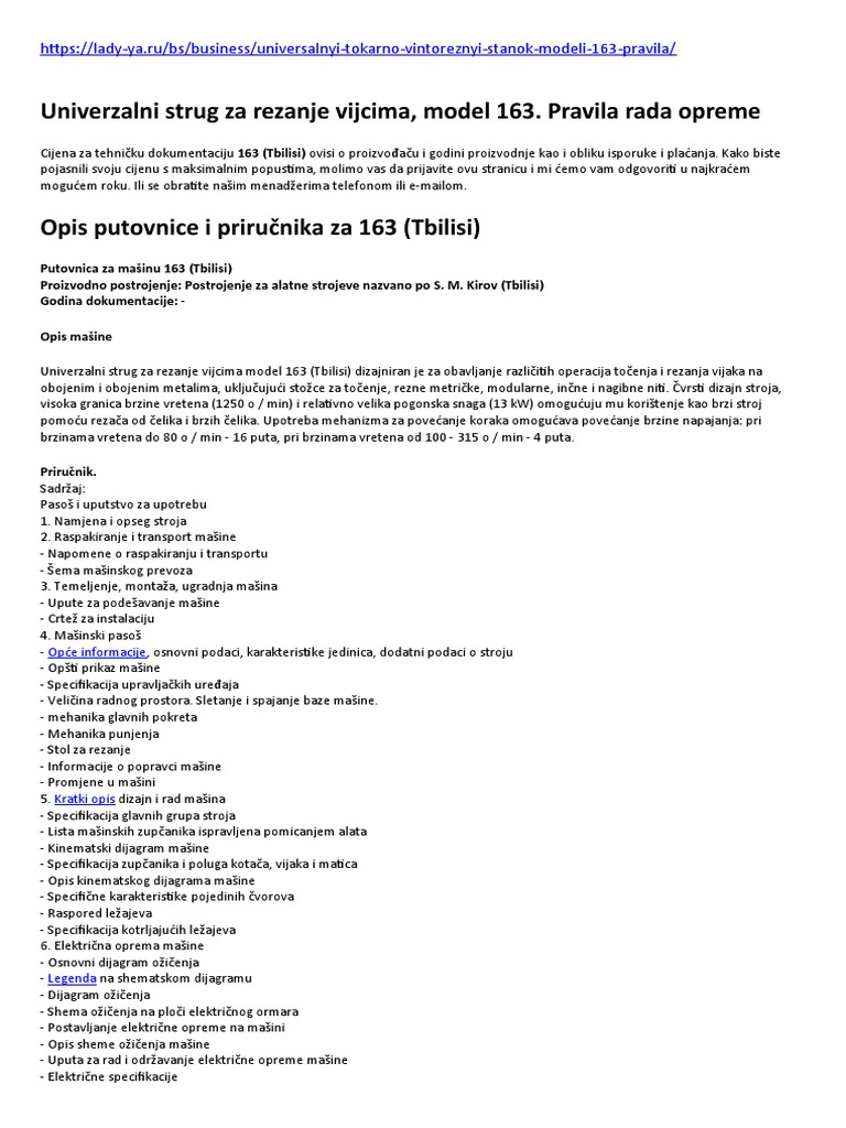 Univerzalni Strug 163-Rusija | PDF