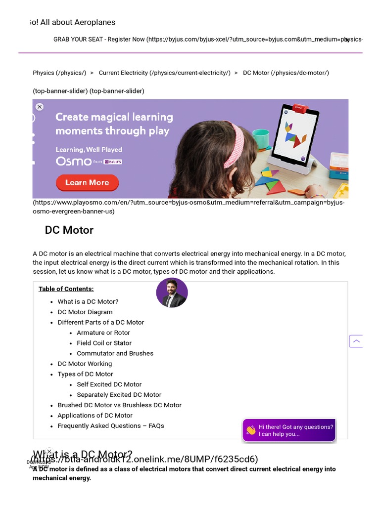 DCMotor Definition, Working, Types, AndFAQs 1675260129902 | PDF | Electric Motor | Manufactured ...