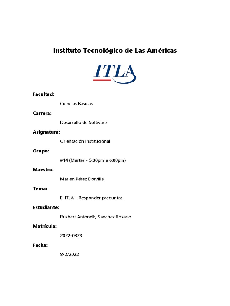 El ITLA | PDF | Negocios