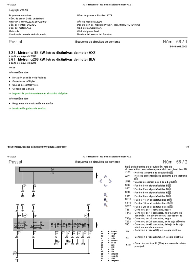 Electronic Service Information System (PE615510 - DP6FSC4) Passat ...