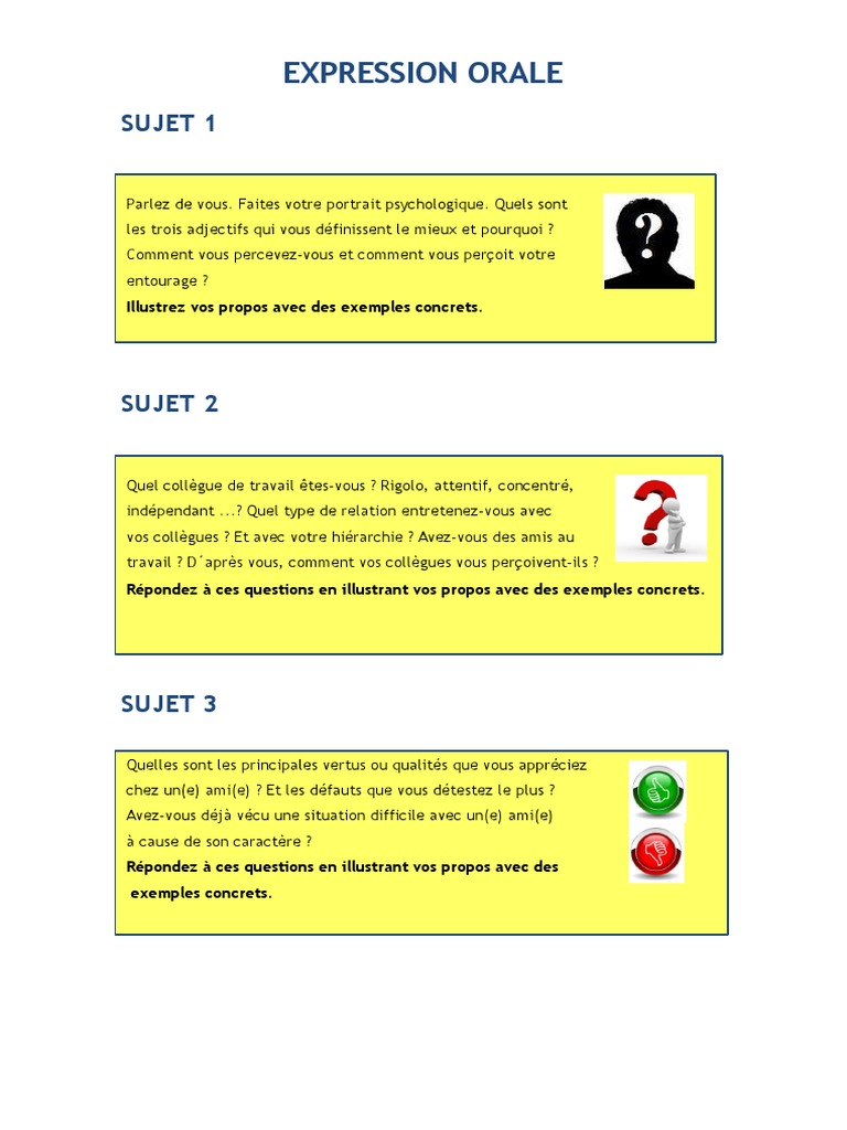 Expression Orale et Relations Sociales | PDF