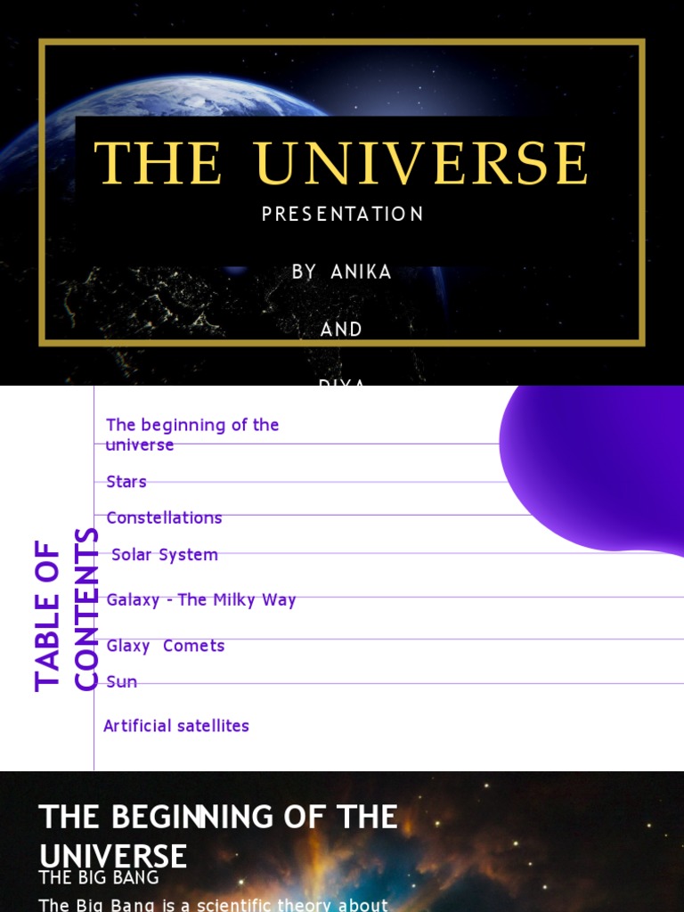Overview of the Universe for Students | PDF