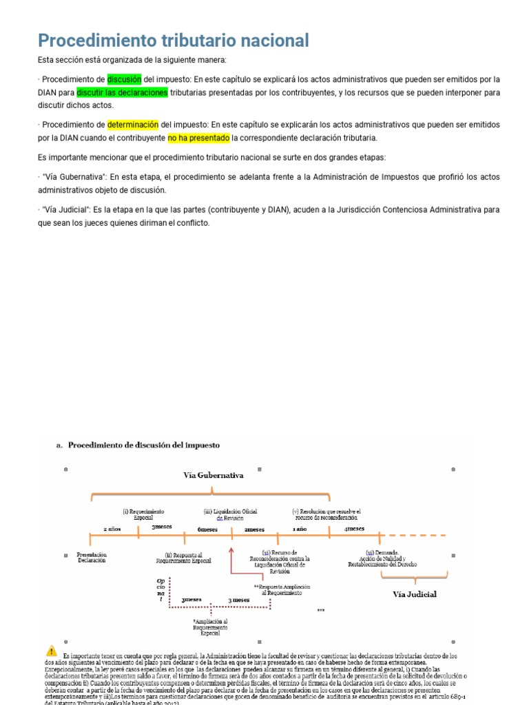 Procedimientos Tributarios | PDF | Impuestos | Jurisdicción