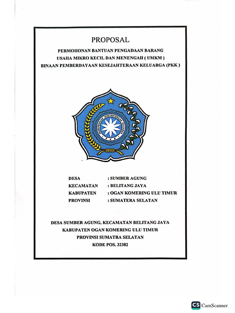 Permohonan Bantuan Umkm PKK | PDF Permohonan Bantuan Umkm PKK | PDF