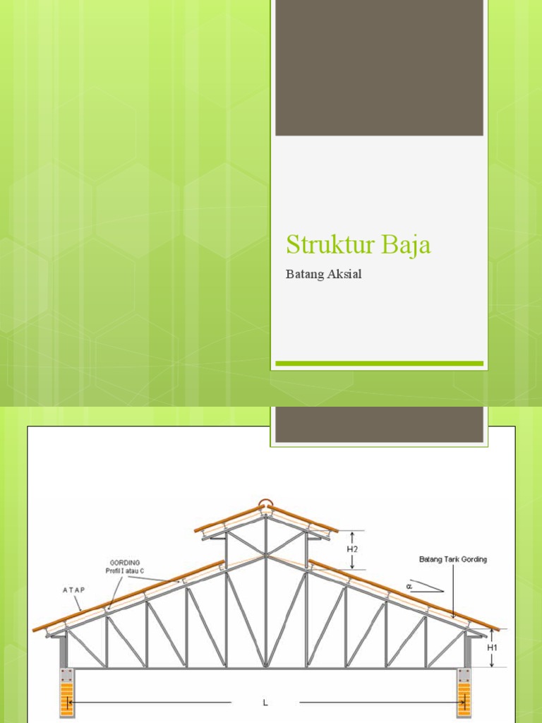 Struktur Baja Batang Aksial | PDF