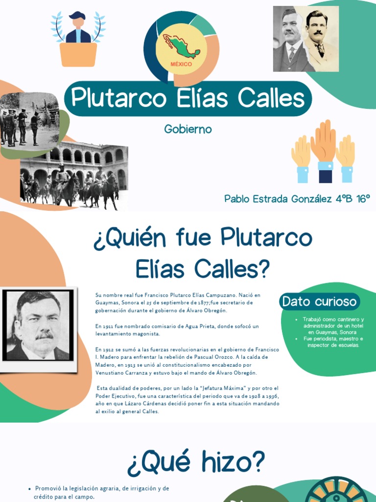 Plutarco Elías Calles | PDF | México