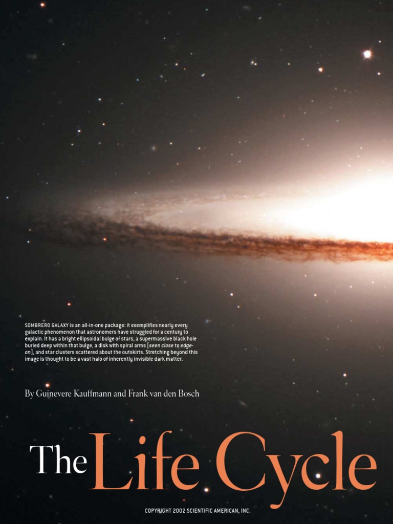 The Life Cycle of Galaxies | PDF | Milky Way | Dark Matter