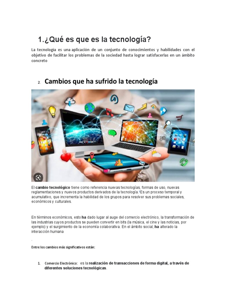 La Tecnologia | PDF