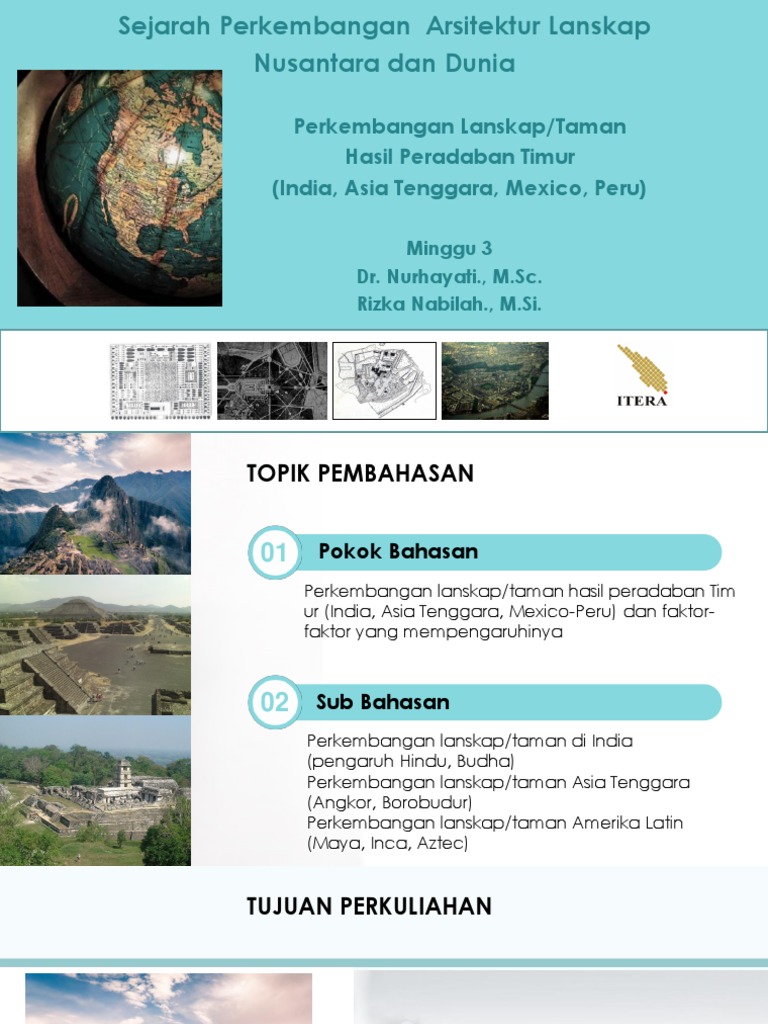 M3 Perkembangan Lanskap Peradaban Timur | PDF