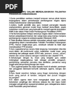 Pengenalan Falsafah Pendidikan Kebangsaan (FPK) | PDF