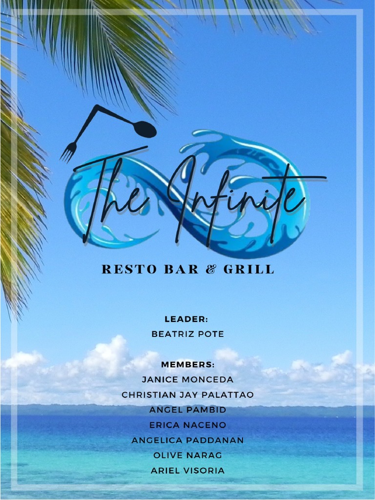 Infinite Resto-Bar & Grill in Ballesteros | PDF | Marketing Strategy ...