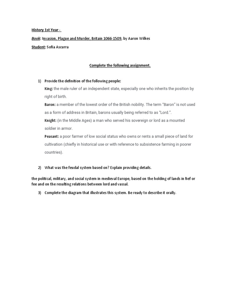 History 1st Year | PDF