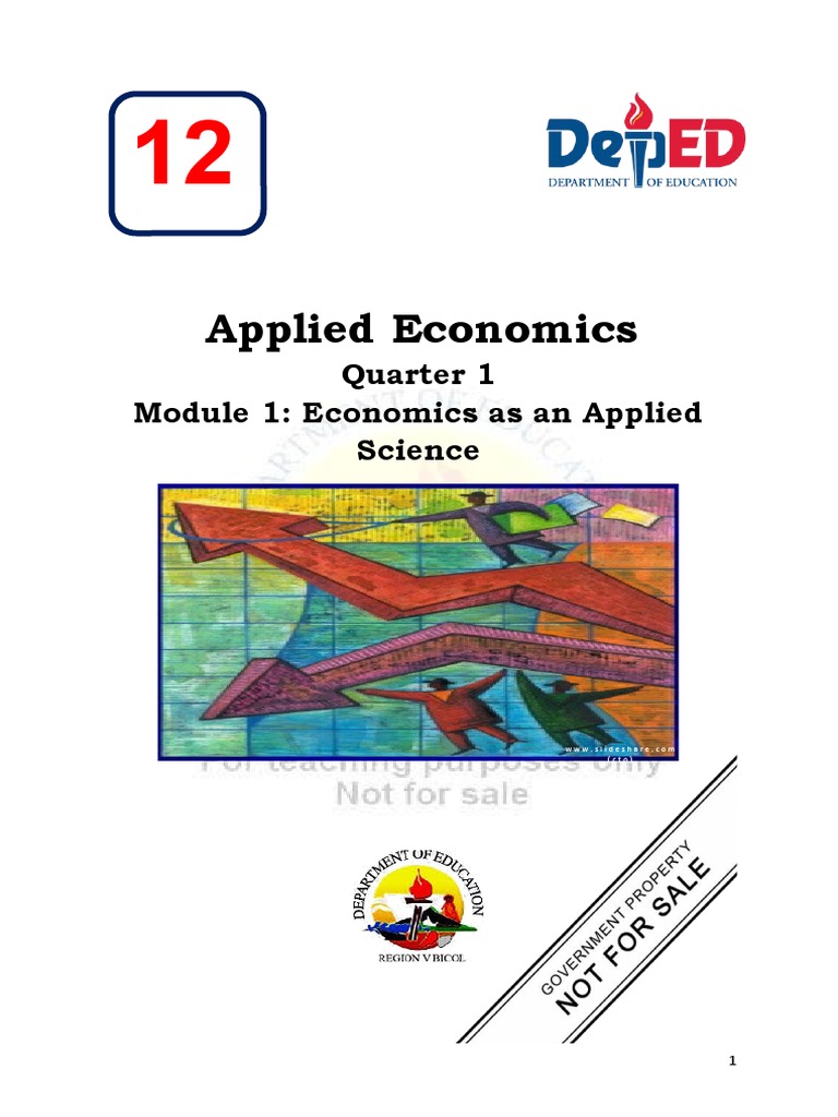 Applied Economics Module 1 Q1 | PDF | Economics | Economies