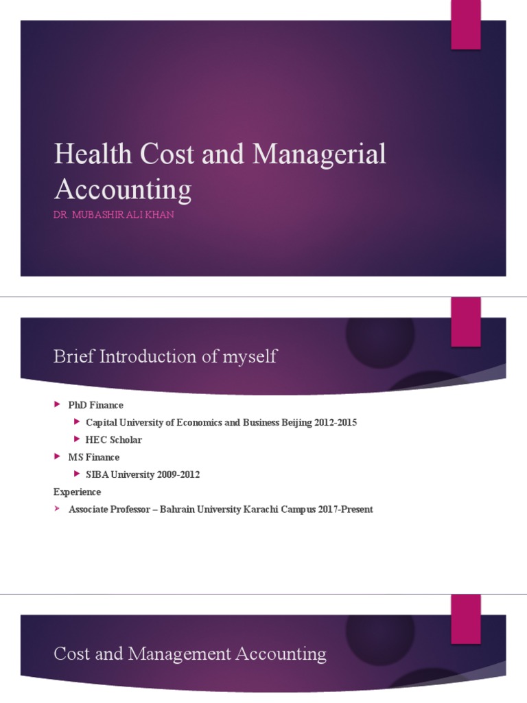 Chapter 1 Manager and Management Accounting | PDF